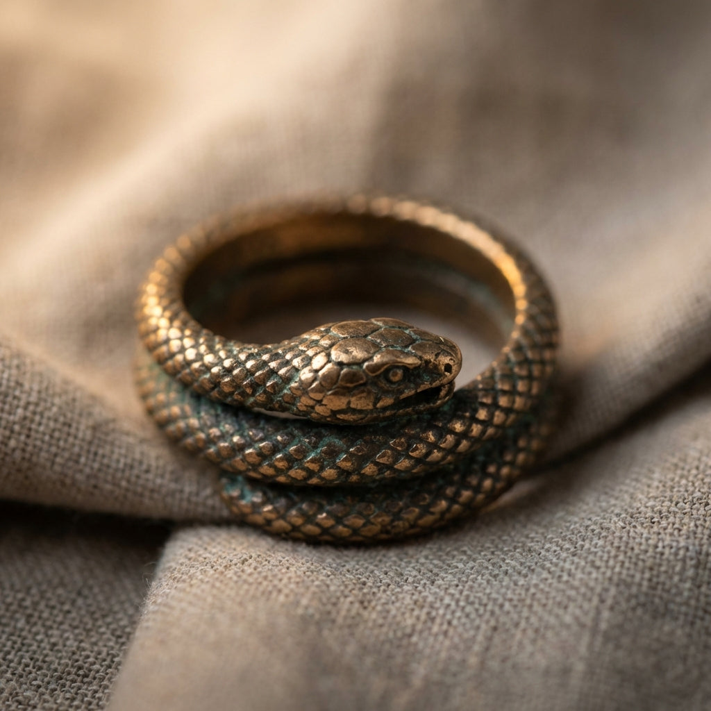 ouroboros snake ring: Which way should a snake ring face? Practical ...